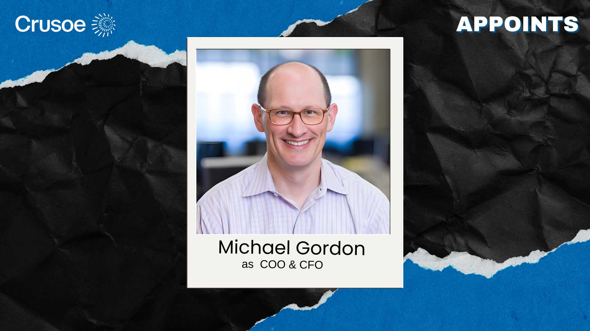 Crusoe Taps Ex-MongoDB Exec Michael Gordon as COO & CFO